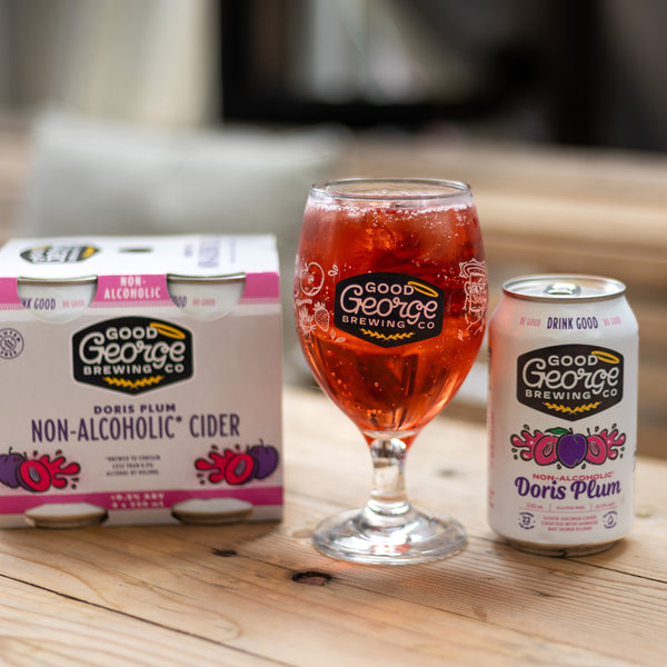 Good George Non Alcoholic Doris Plum Cider