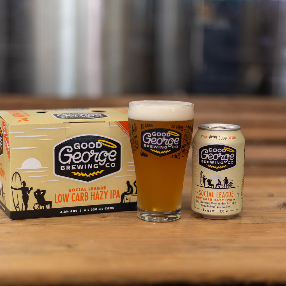 Good George Social League Low Carb Hazy IPA
