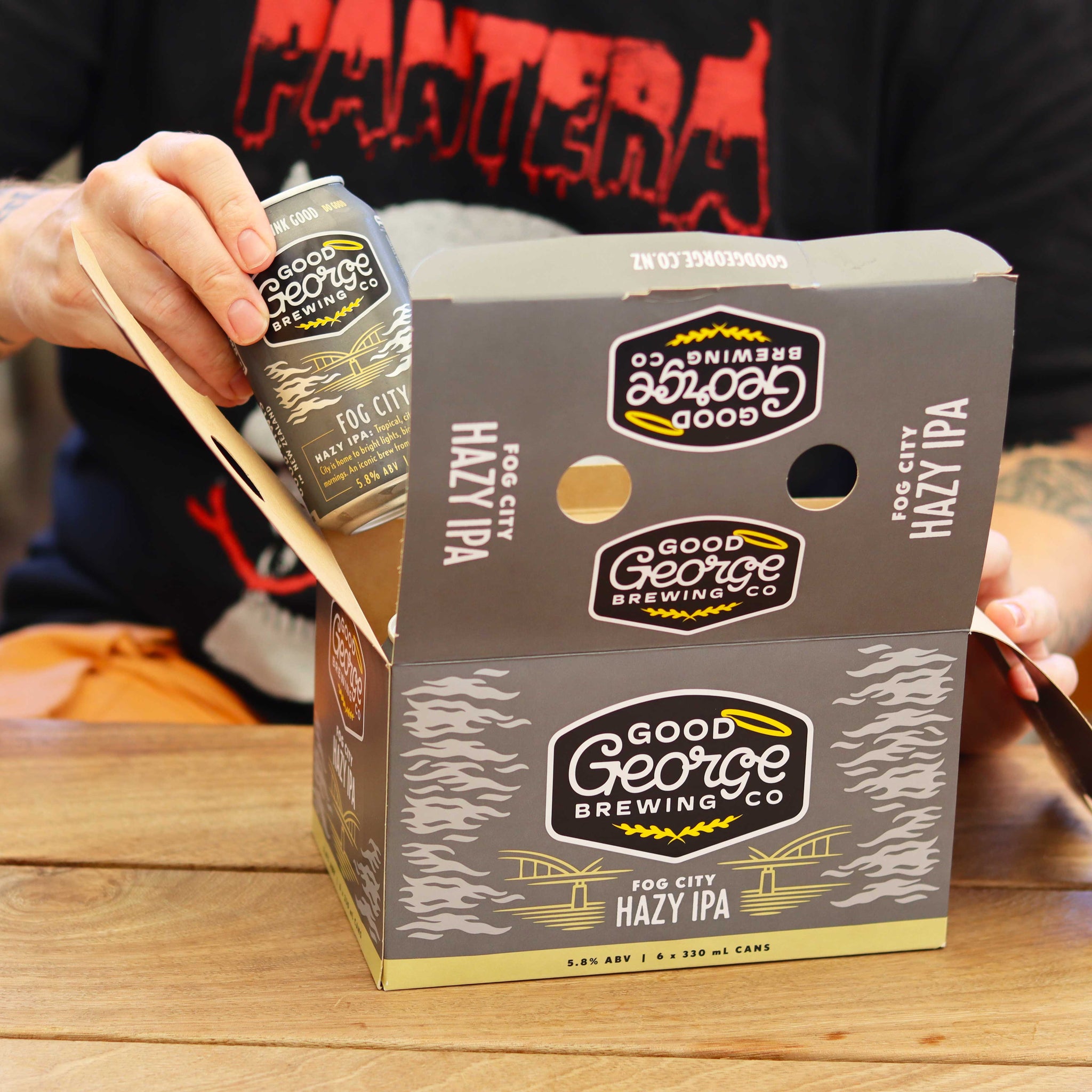 Good George Fog City Hazy IPA Cans – Good George Brewing